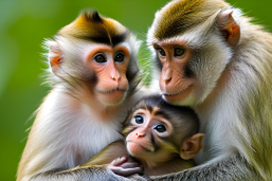 A study on the formation of families, social relations of monkeys, and ...